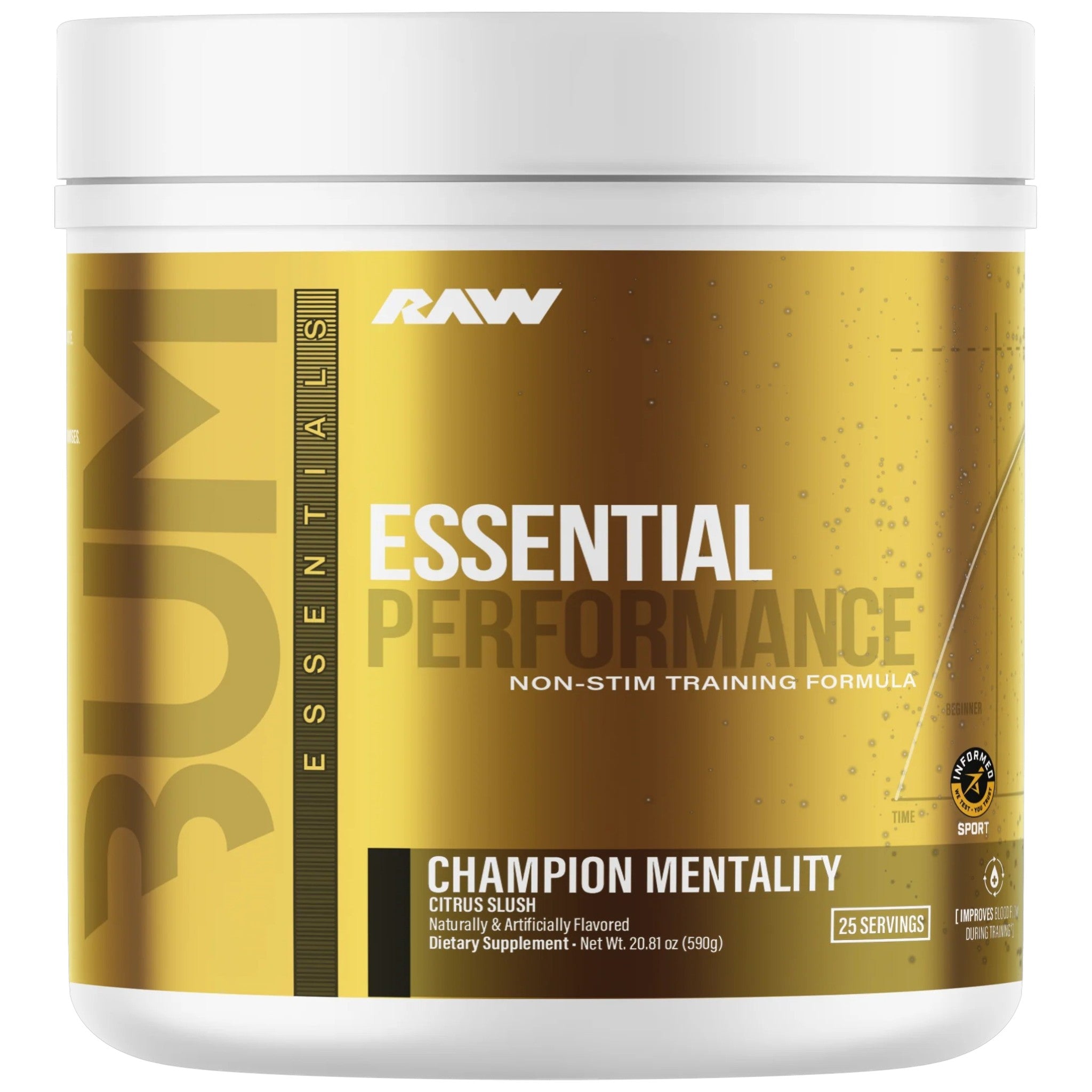 Raw Nutrition Bum Essential Performance 25 Servicios – Suplementos Alex MX