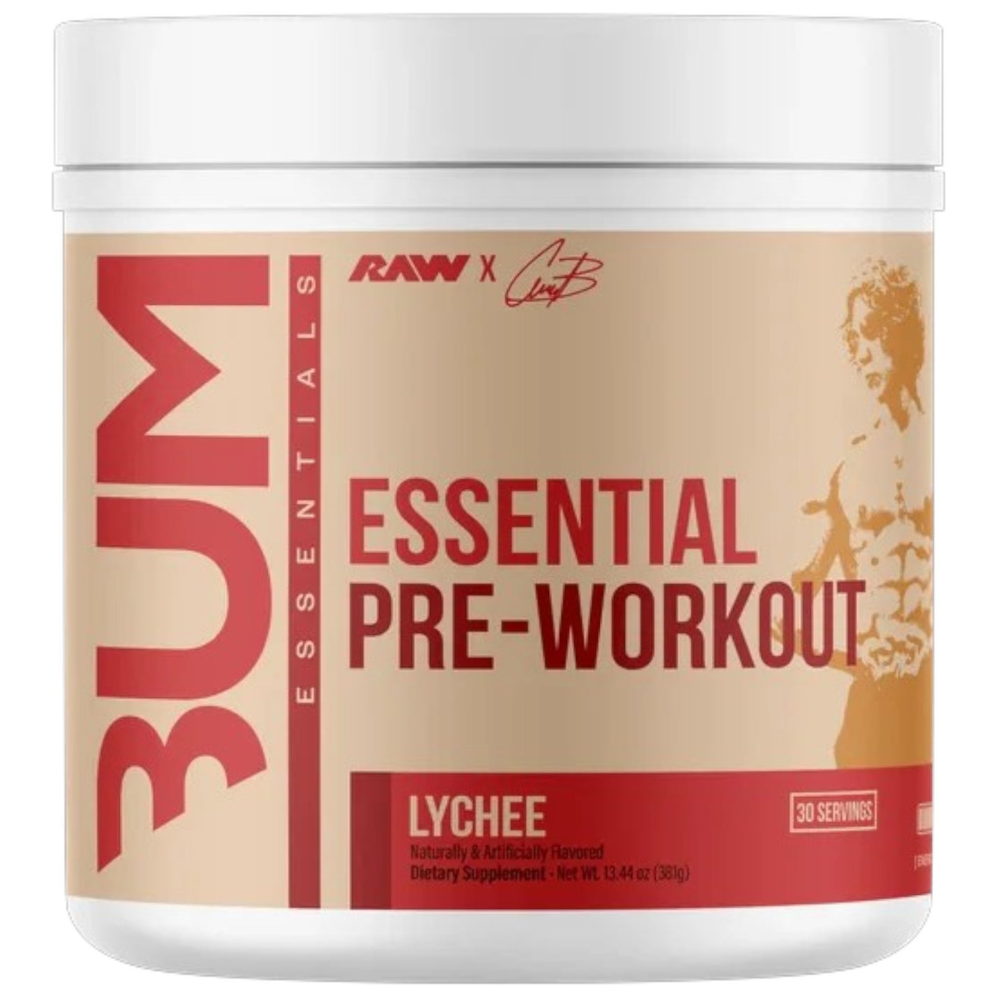 Raw Nutrition Bum Essential Pre-Workout 30 Servicios – Suplementos Alex MX