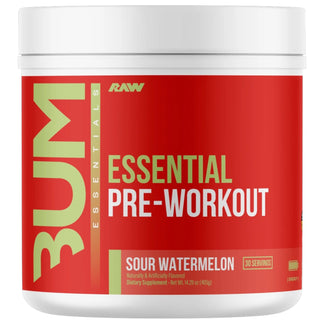 Raw Nutrition Bum Essential Pre-Workout 30 Servicios – Suplementos Alex MX