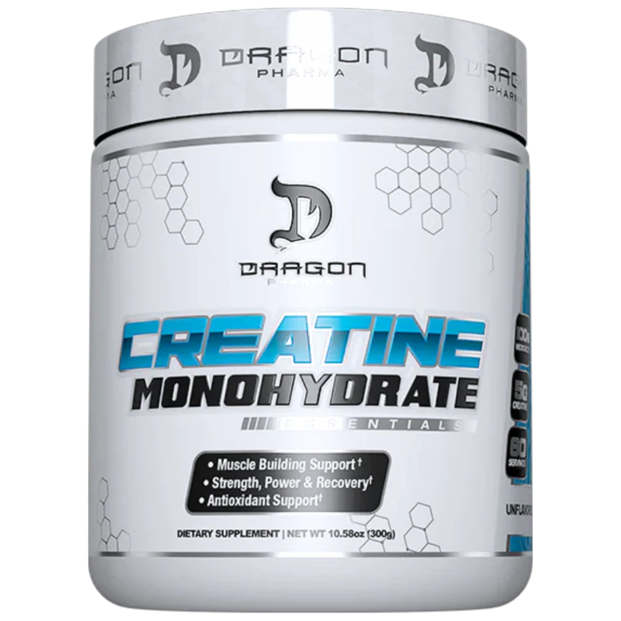 Dragon Pharma Creatine Monohydrate 300 Gramos 60 Servicios ...