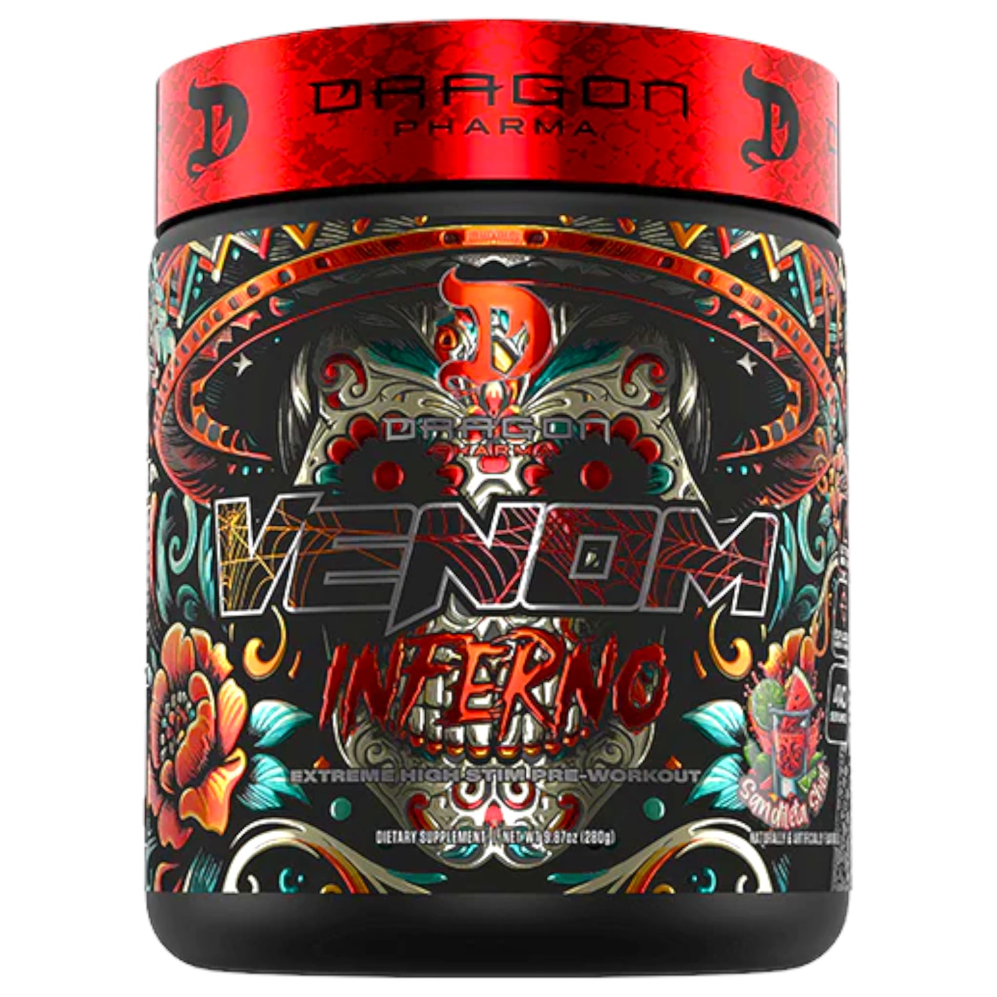 Dragon Pharma Venom Inferno 40 Servicios – Suplementos Alex MX